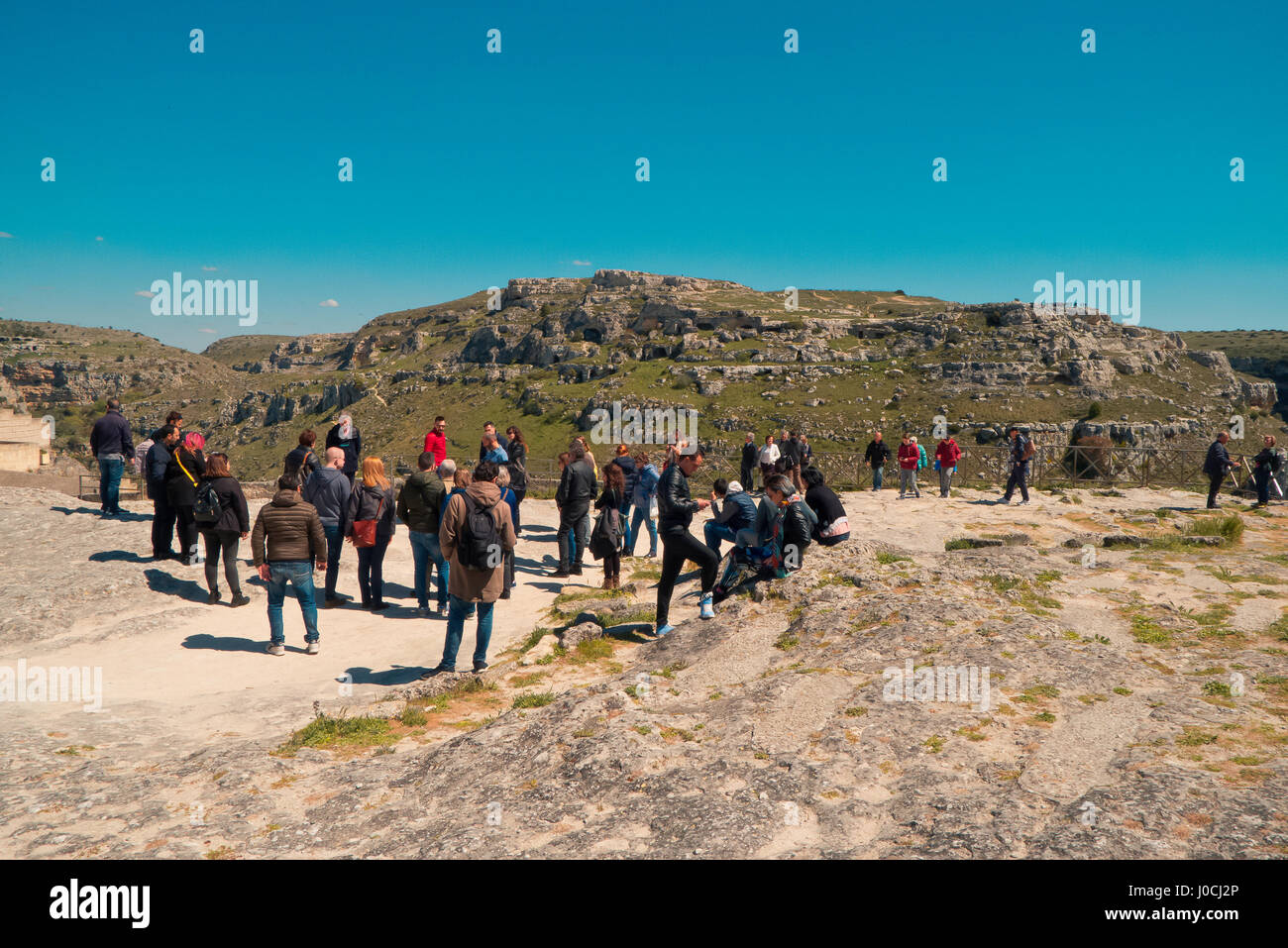 people over the hill who are seeing landscape Stock Photo - Alamy