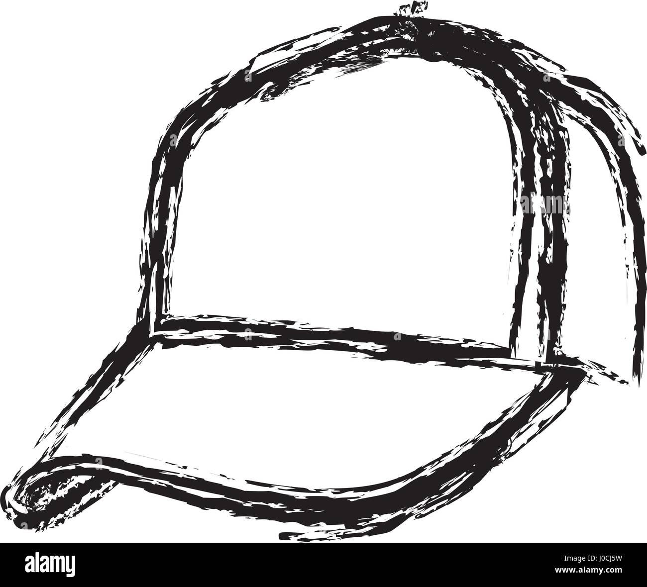 monochrome sketch of baseball cap Stock Vector Image & Art - Alamy