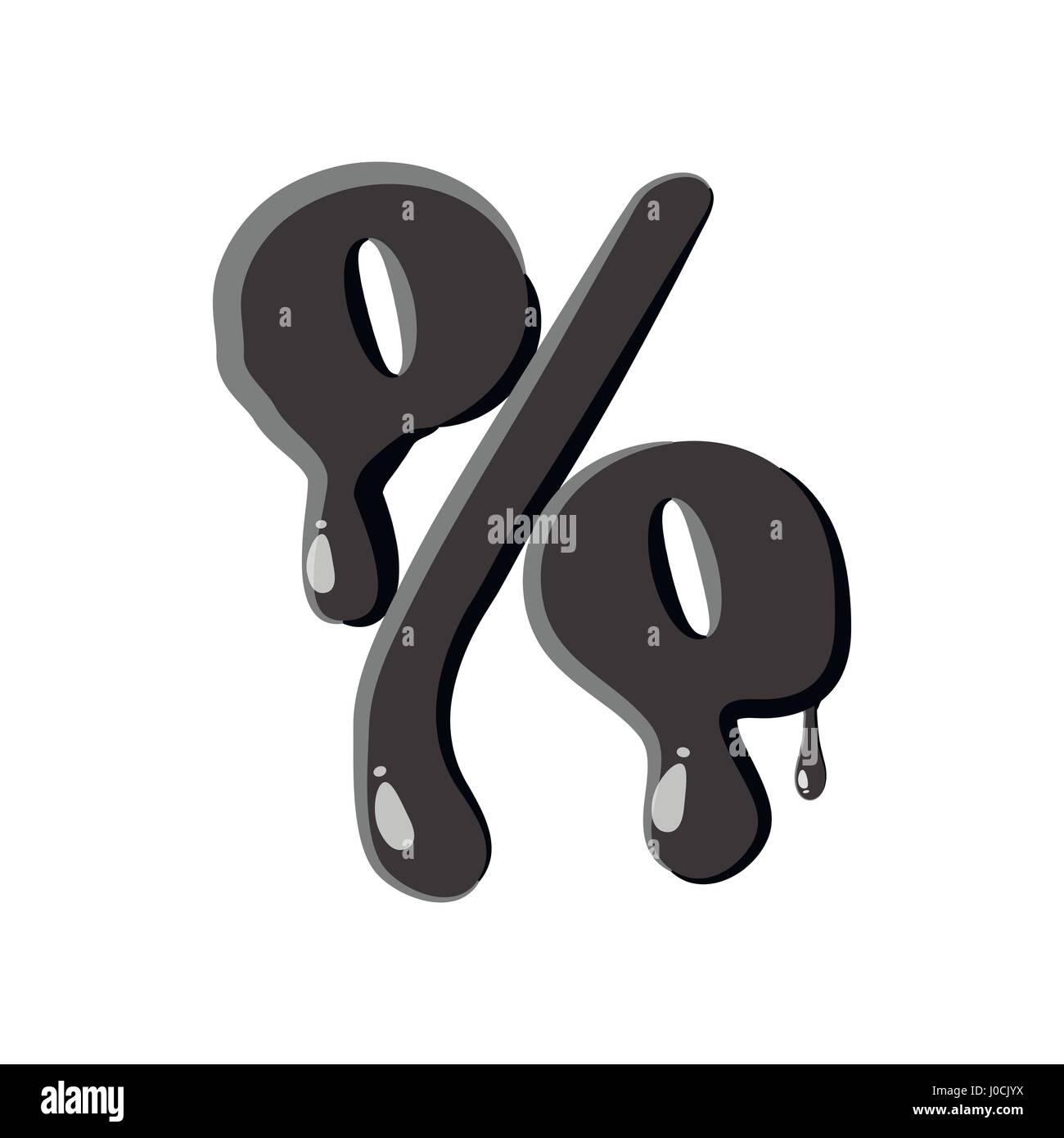 Percent sign isolated on white background Stock Vector Image & Art - Alamy