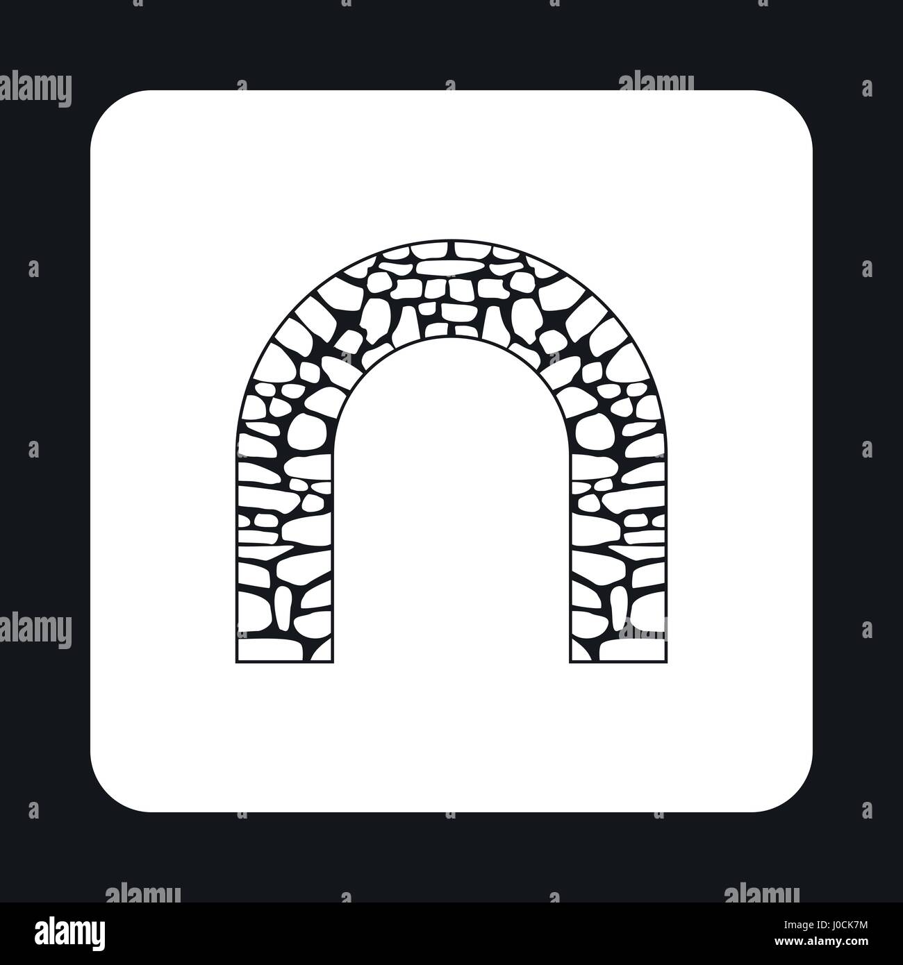Stone built arch Stock Vector Images - Alamy