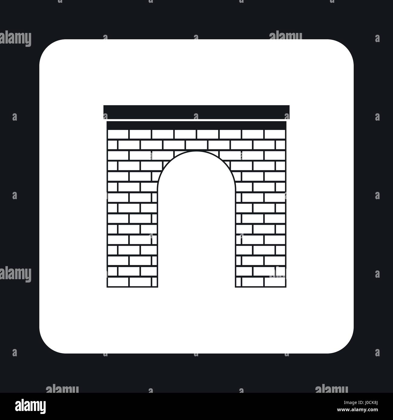 Brick built arch Stock Vector Images - Alamy