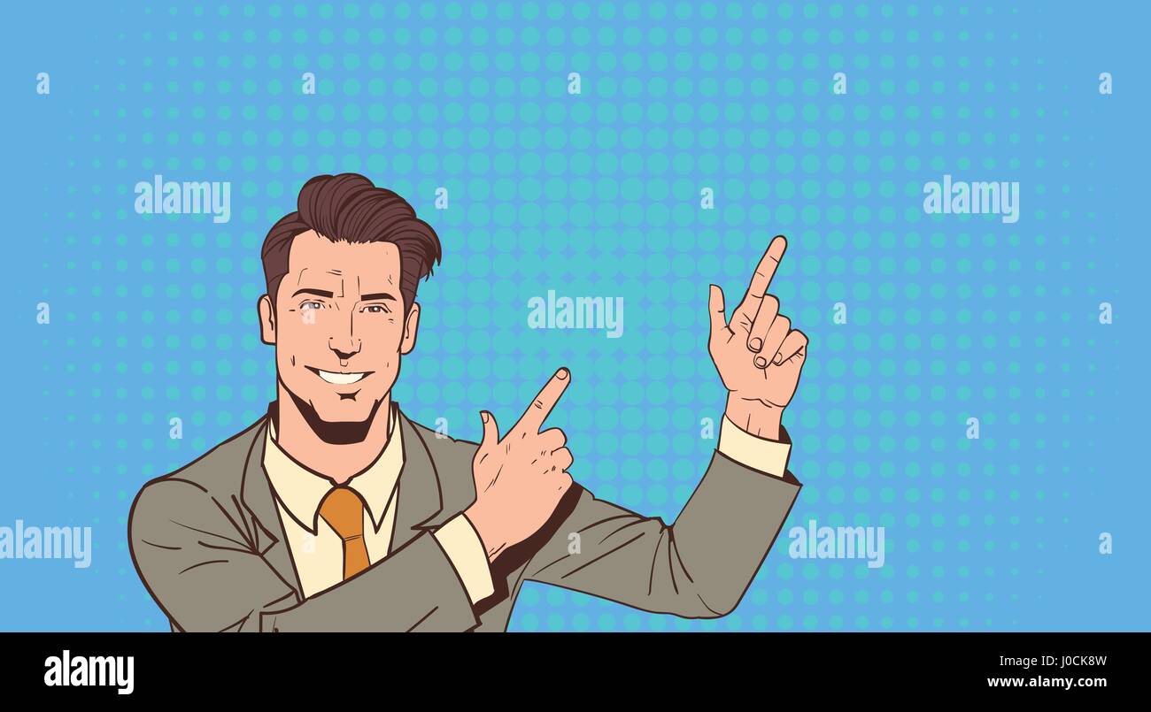 Finger point poster Stock Vector Images - Alamy
