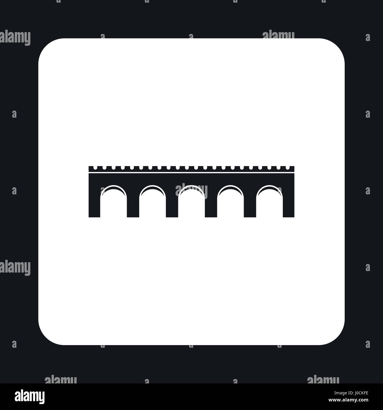 Long bridge icon, simple style Stock Vector Image & Art - Alamy