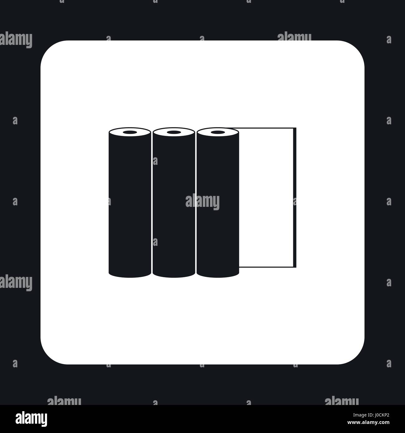 Large paper rolls Stock Vector Images - Alamy