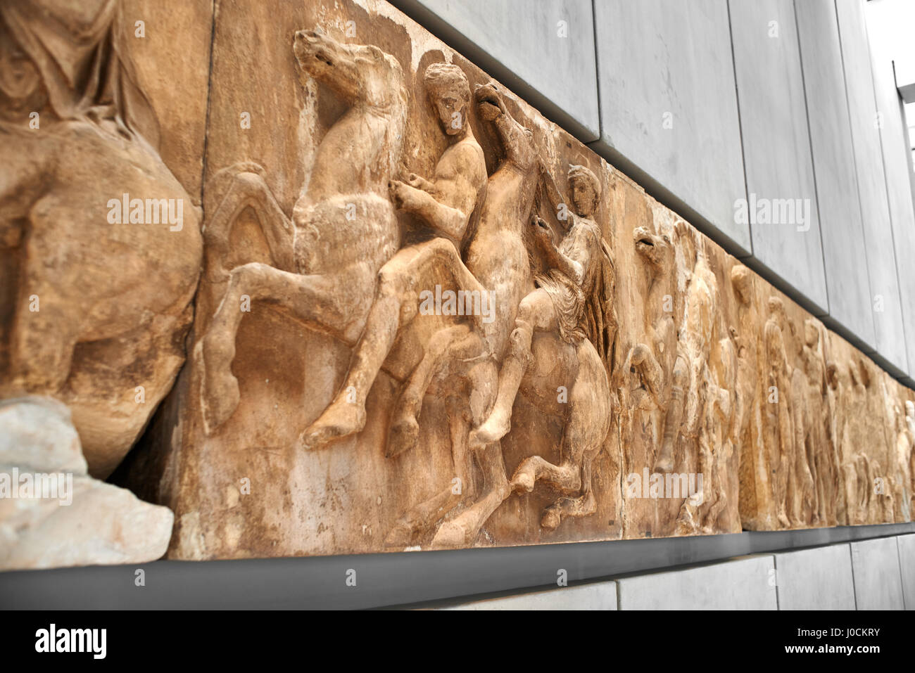 Parthenon frieze acropolis museum hi-res stock photography and images ...