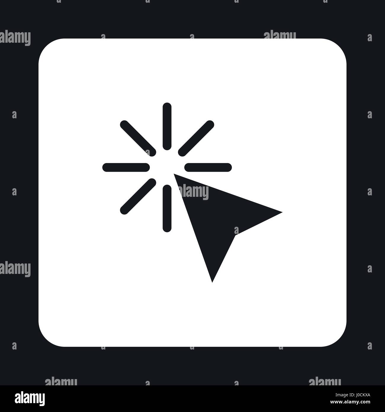 Cursor mouse arrow clicks icon hi-res stock photography and images - Alamy