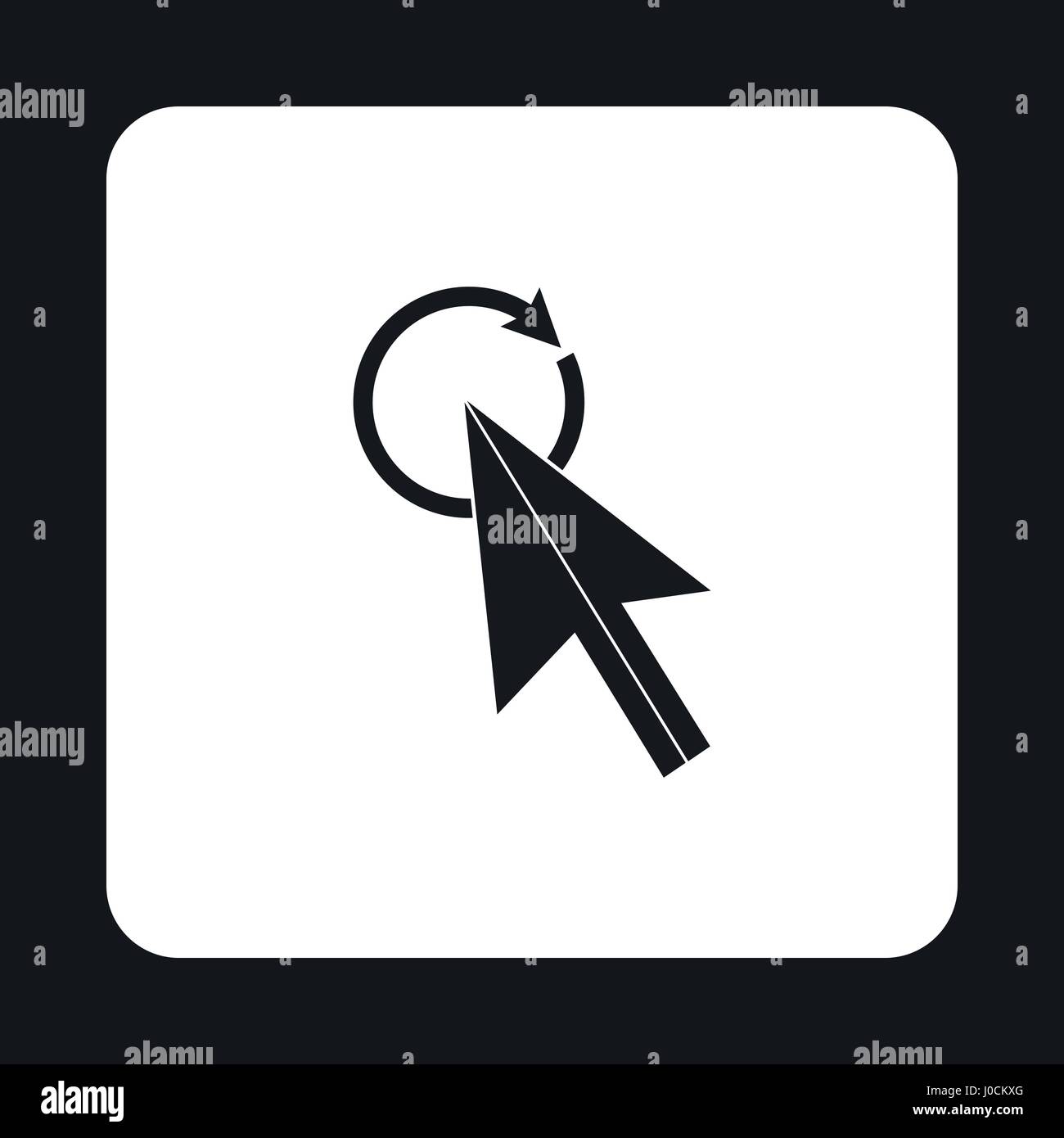 Cursor clicks on button pointer hi-res stock photography and images - Alamy