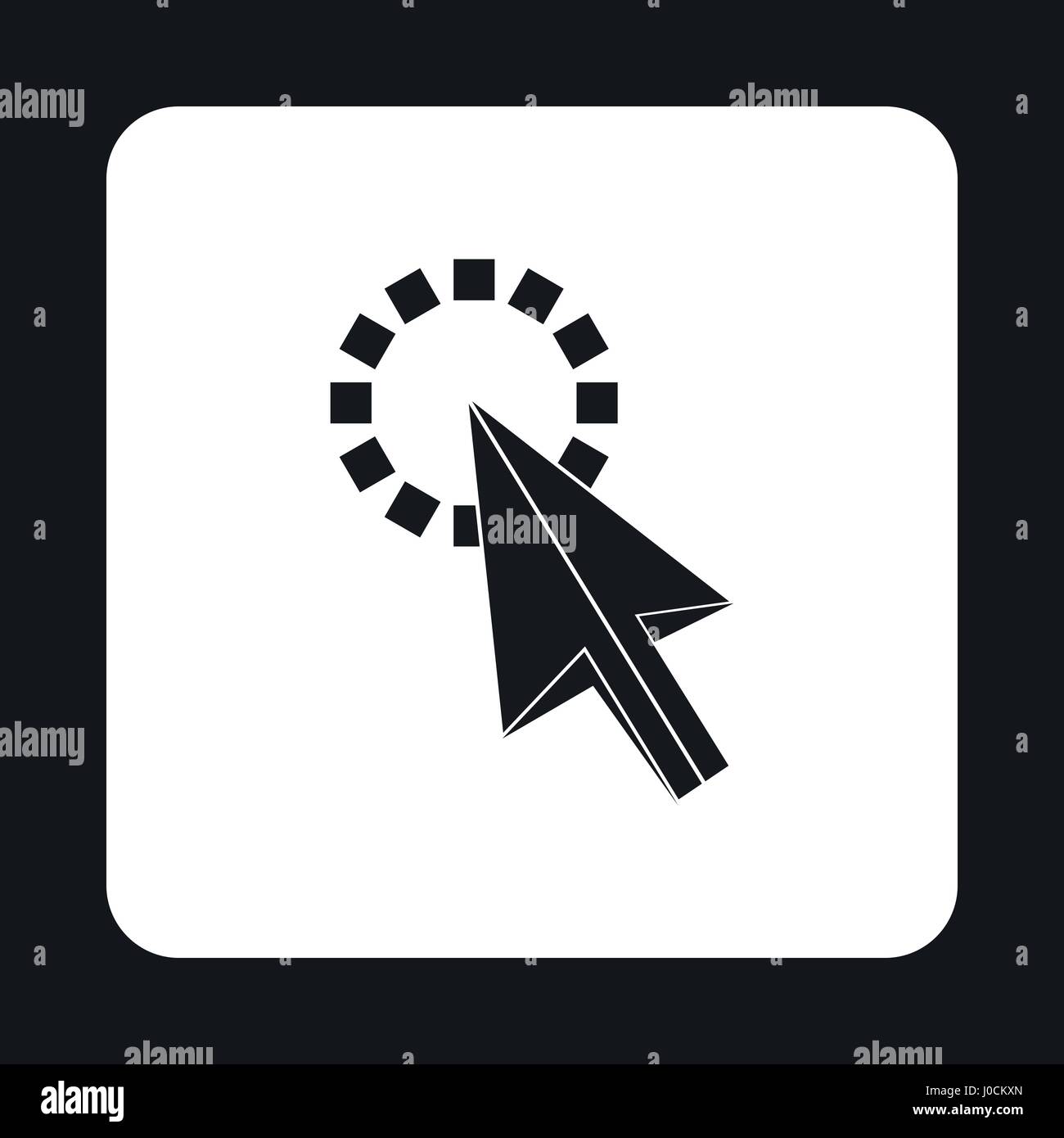 Cursor is pointing icon, simple style Stock Vector Image & Art - Alamy