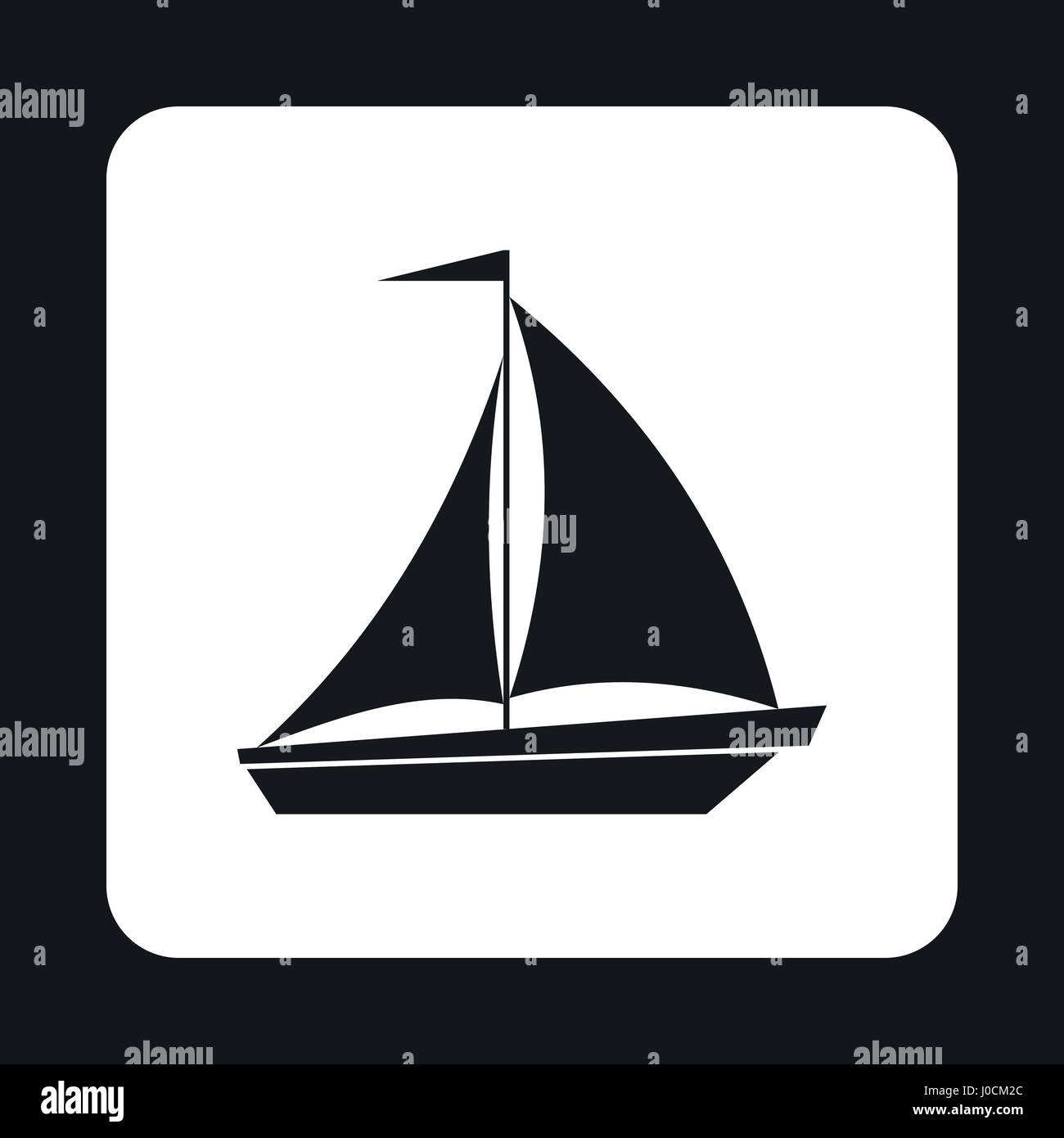 Boat flag trip on Stock Vector Images - Alamy