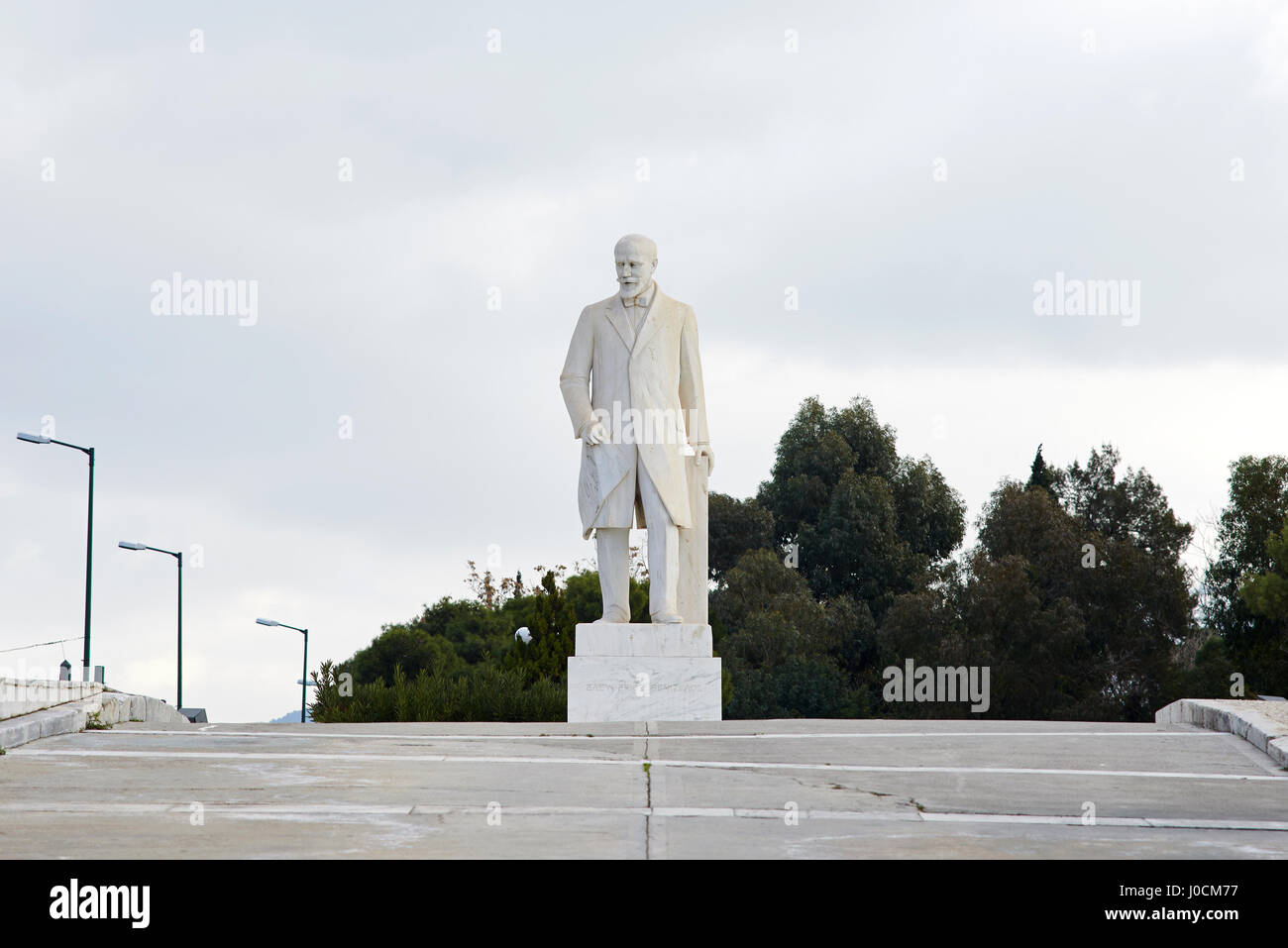 Statue of Eleftherios Venizelos at Greek Parliament Stock Photo - Alamy