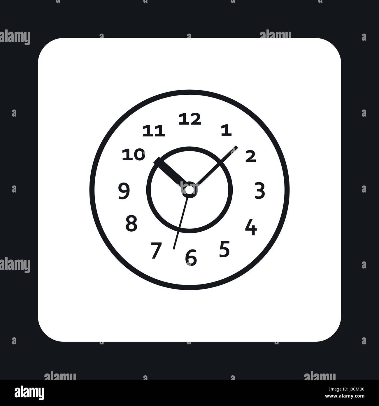 Round watch icon, simple style Stock Vector Image & Art - Alamy