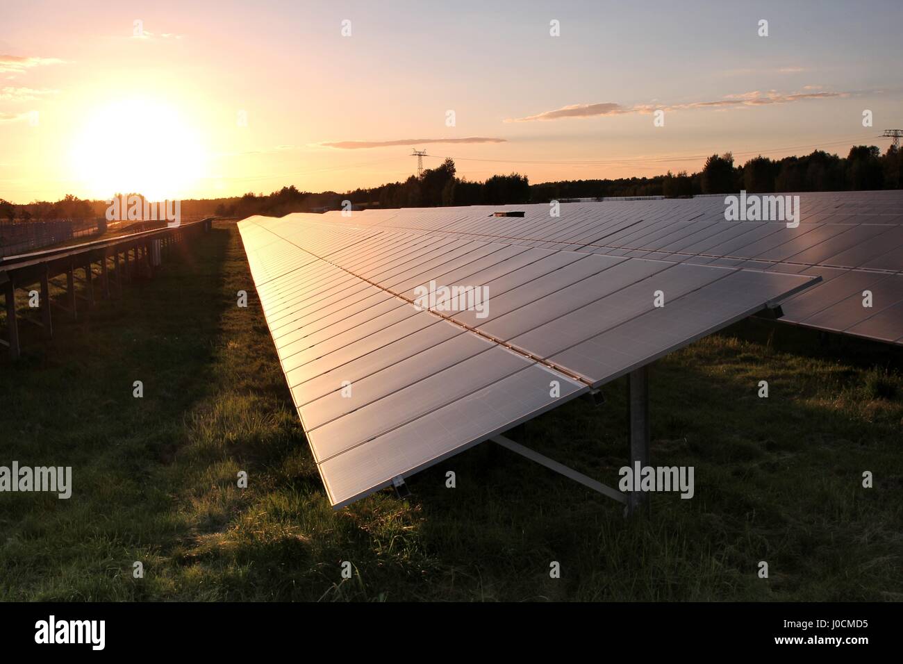 ground mounted photovoltaic power station Stock Photo - Alamy