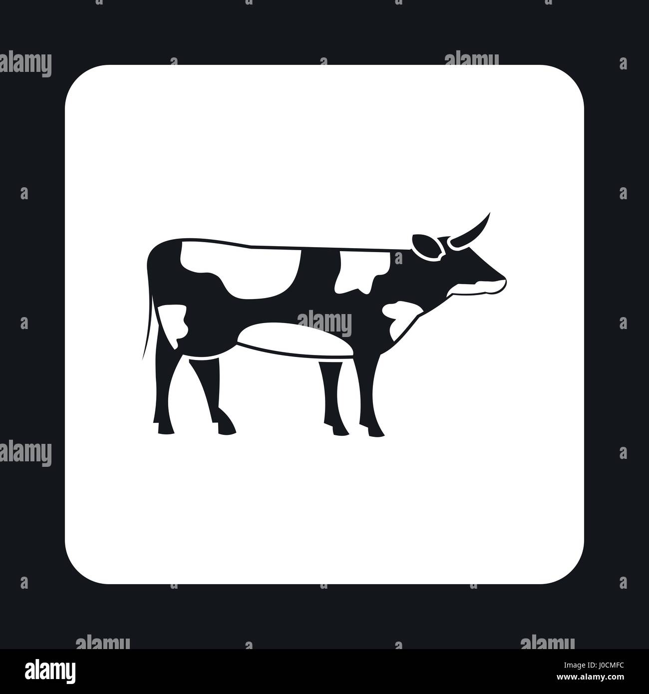 Mottled cow Stock Vector Images - Alamy