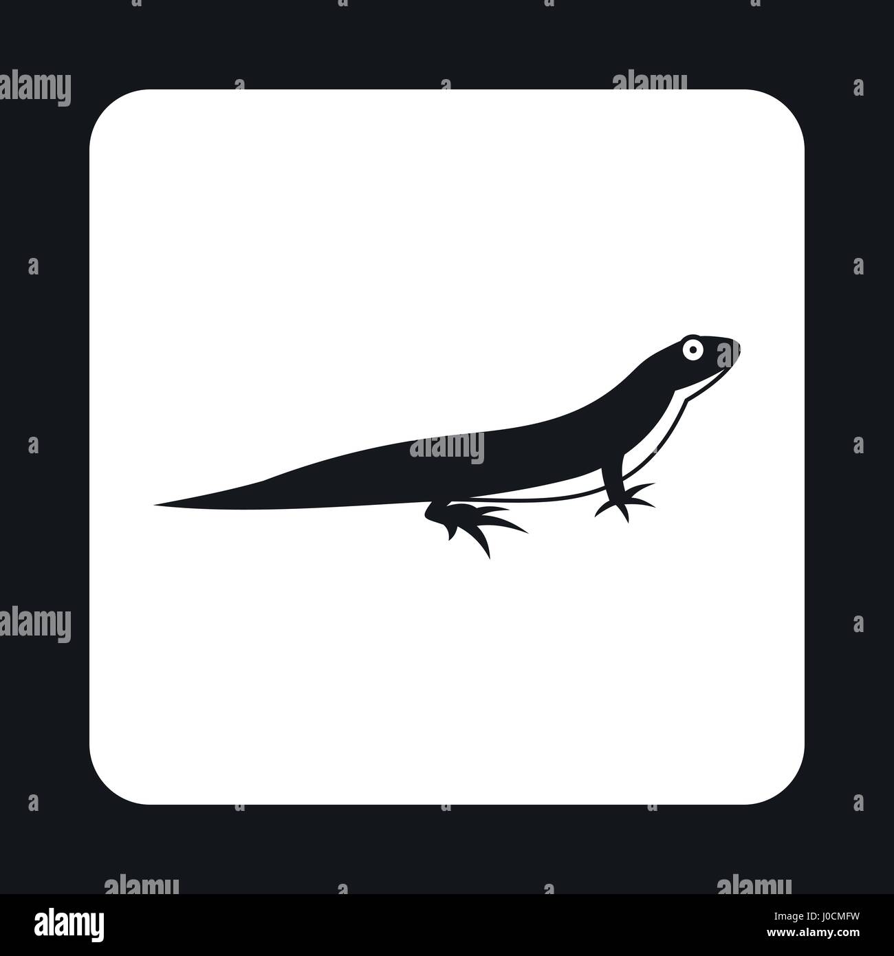 Little lizard icon, simple style Stock Vector Image & Art - Alamy