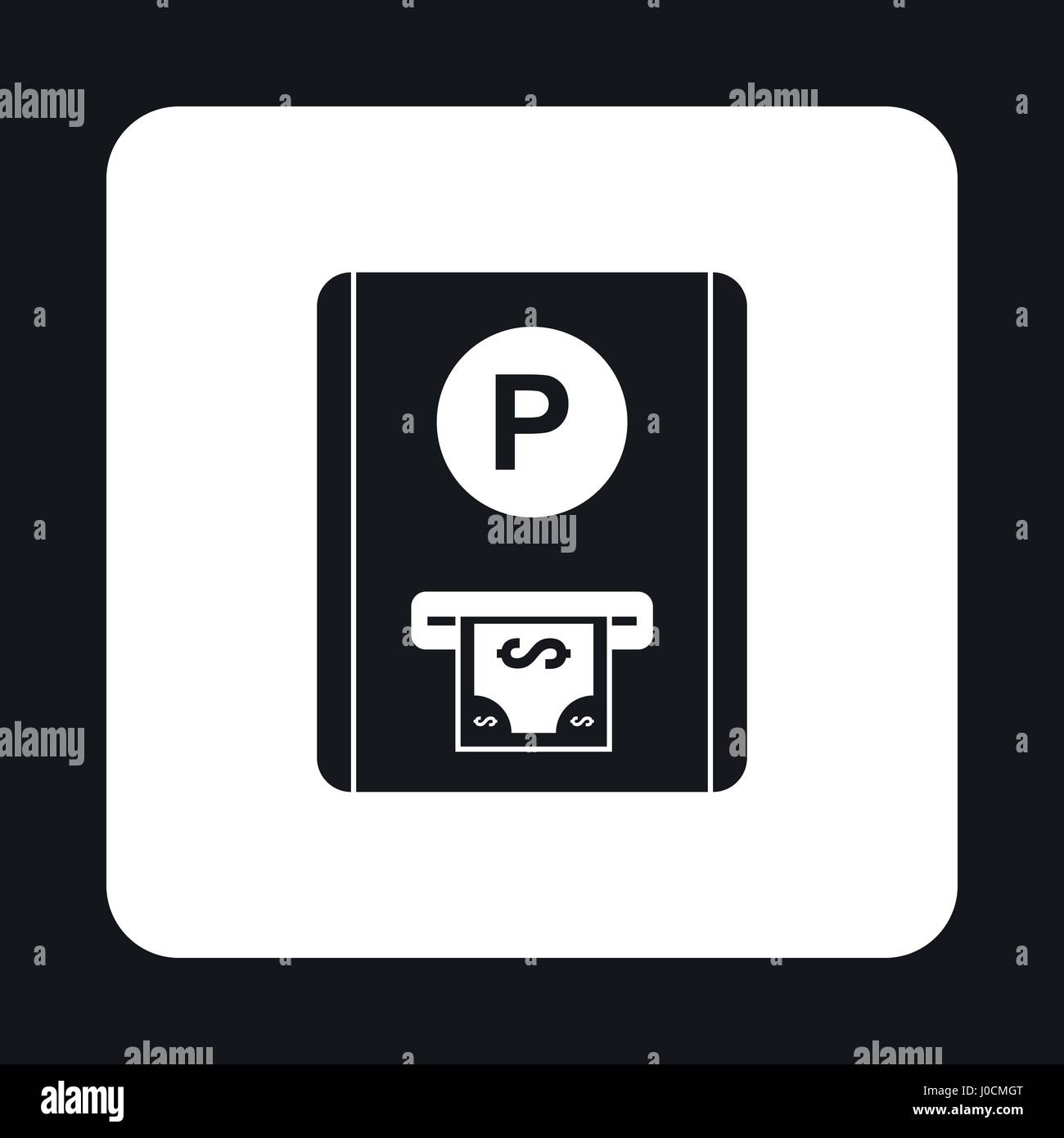 Car parking fees sign Stock Vector Images - Alamy