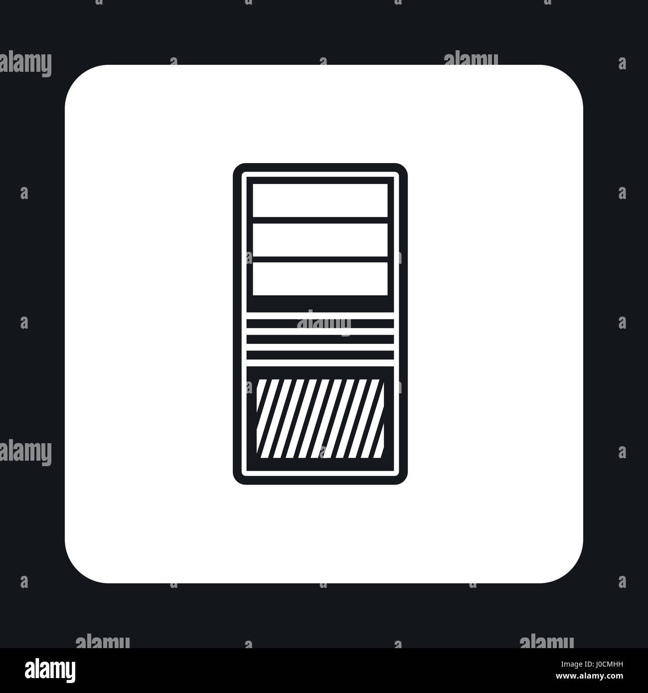 System unit of computer icon, simple style Stock Vector Image & Art - Alamy