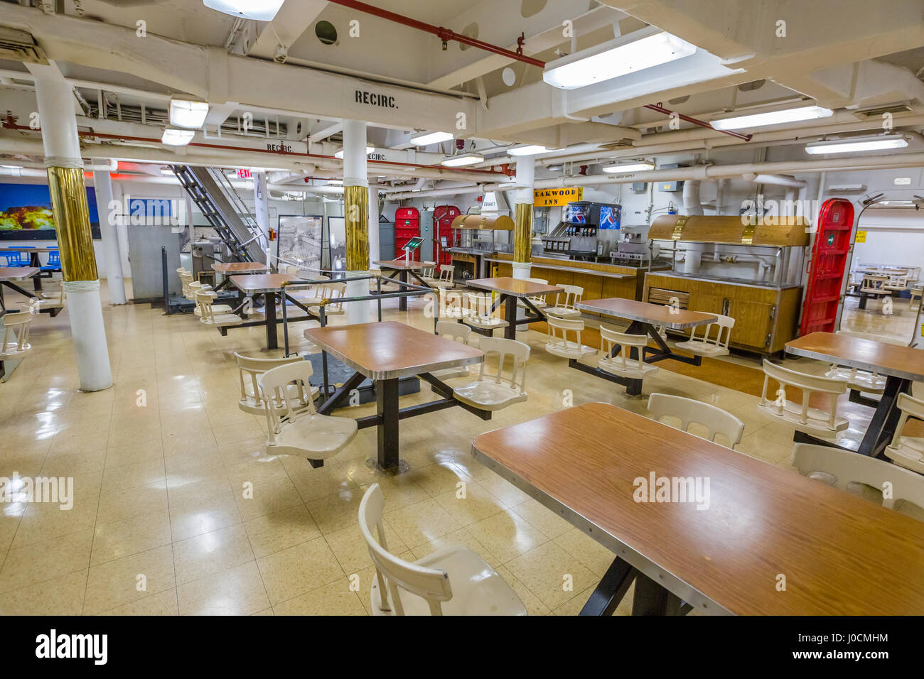 Battleship dining room Stock Photo - Alamy