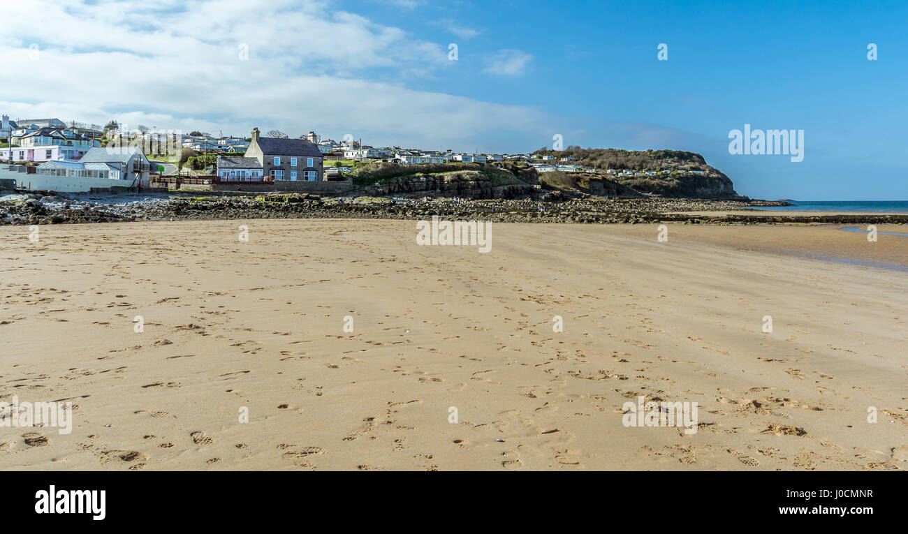 A view of Benllech Bay on the Isle of Anglesey Stock Photo - Alamy