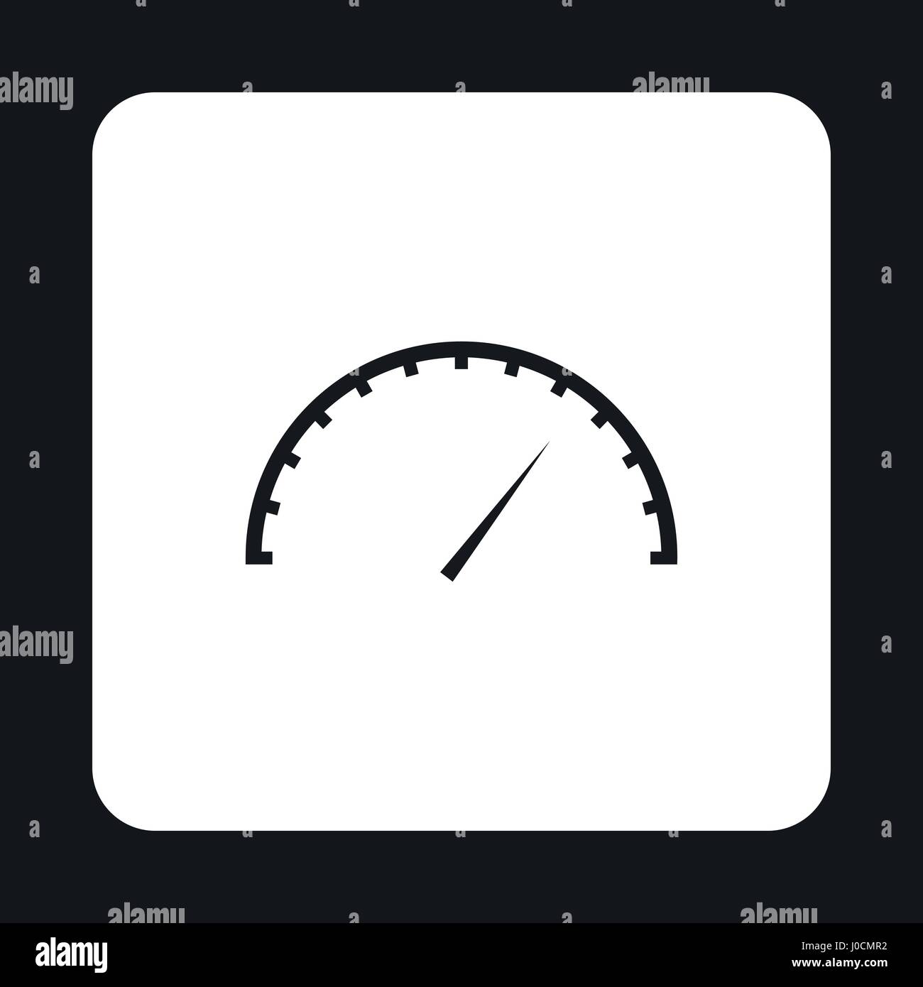 Car speedometer icon, simple style Stock Vector Image & Art - Alamy