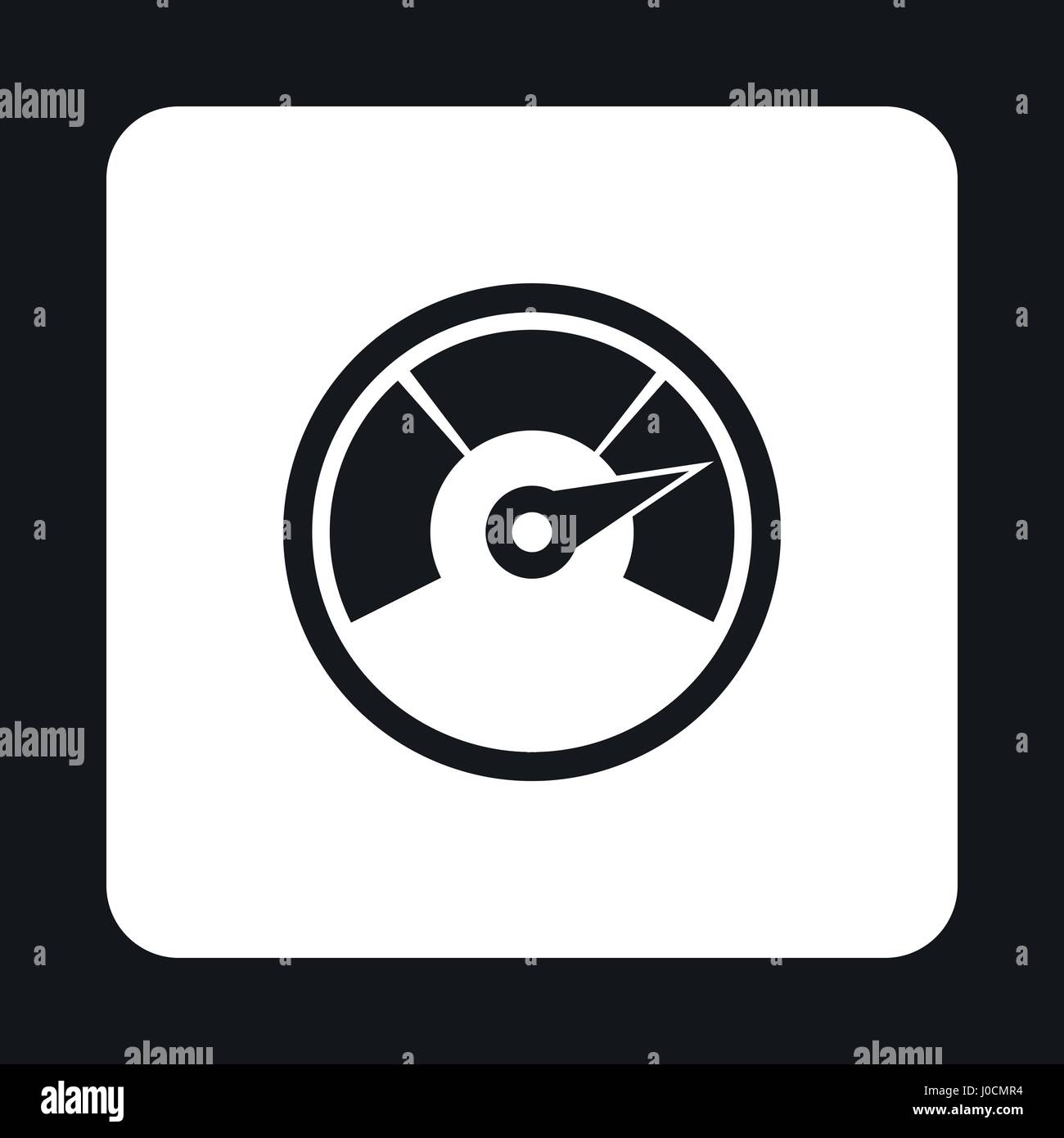 Tachometer icon in simple style Stock Vector Image & Art - Alamy
