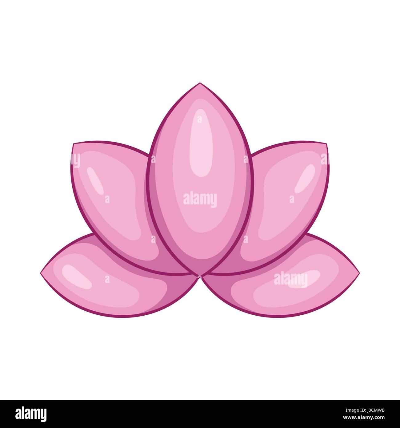 Lotus flower icon, cartoon style Stock Vector Image & Art - Alamy
