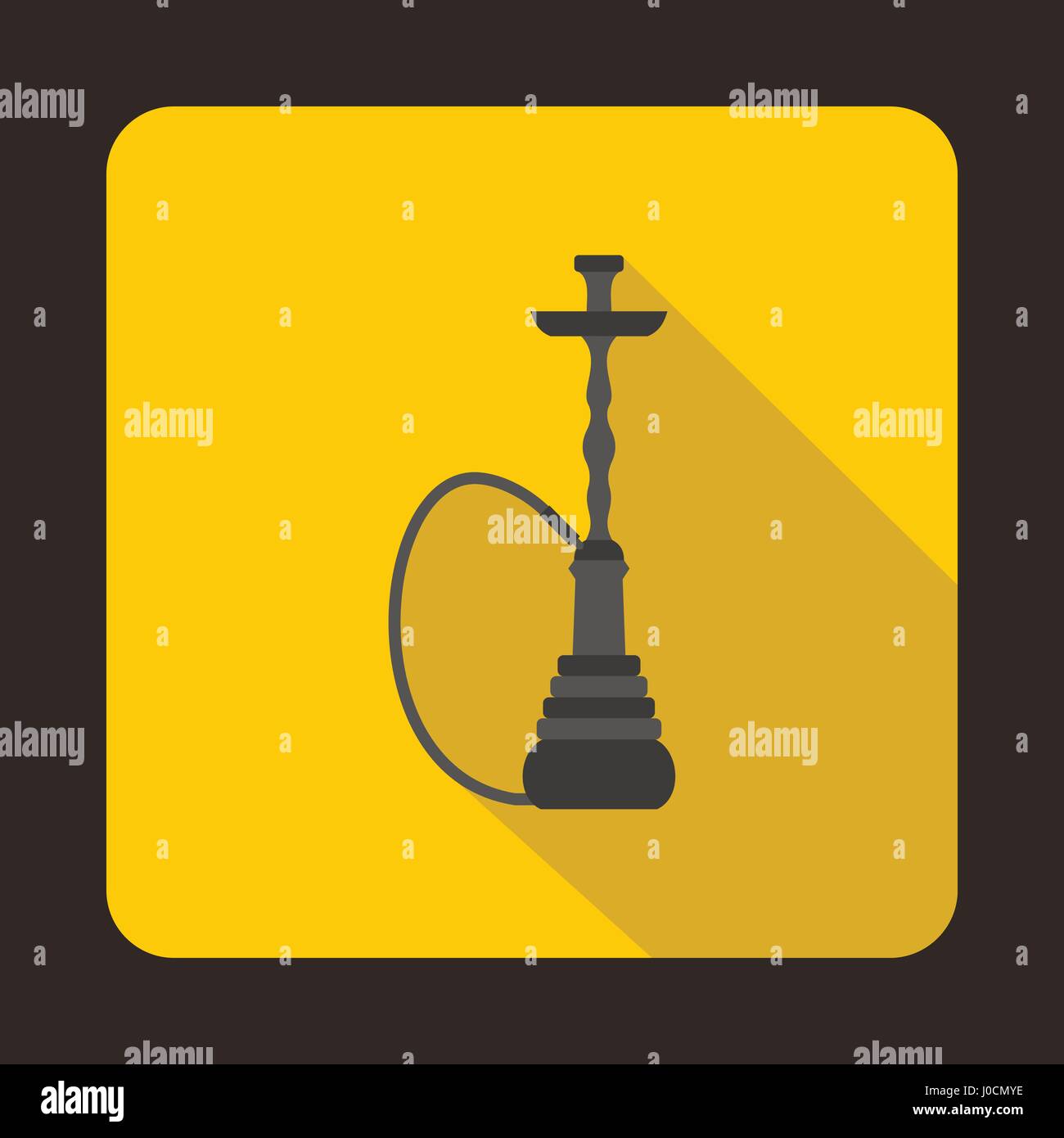 Hookah icon in flat style Stock Vector Image & Art - Alamy