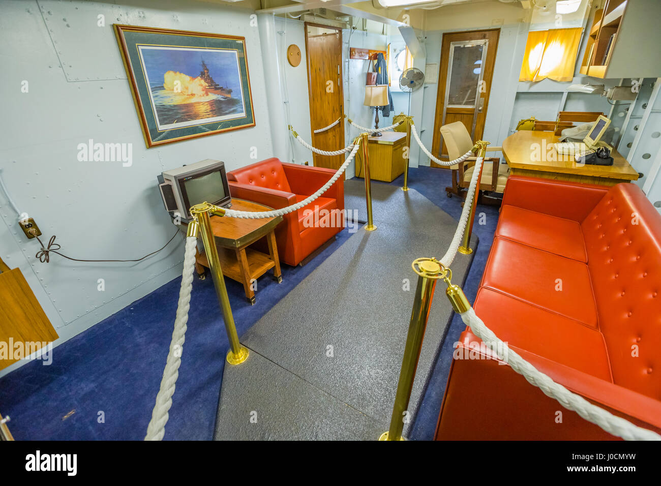 warship commander cabin Stock Photo - Alamy