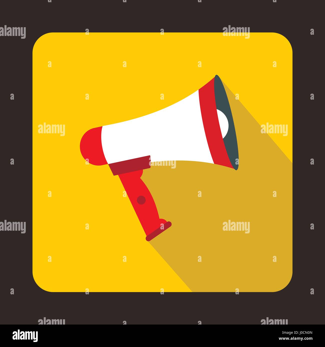 Megaphone icon in flat style Stock Vector Image & Art - Alamy