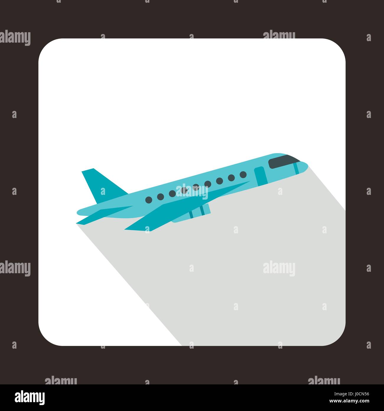 Plane taking off icon, flat style Stock Vector Image & Art - Alamy