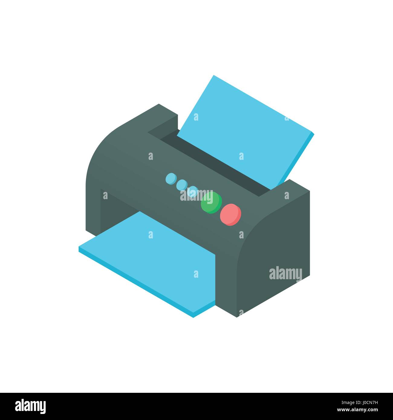 Printer icon, cartoon style Stock Vector Image & Art - Alamy