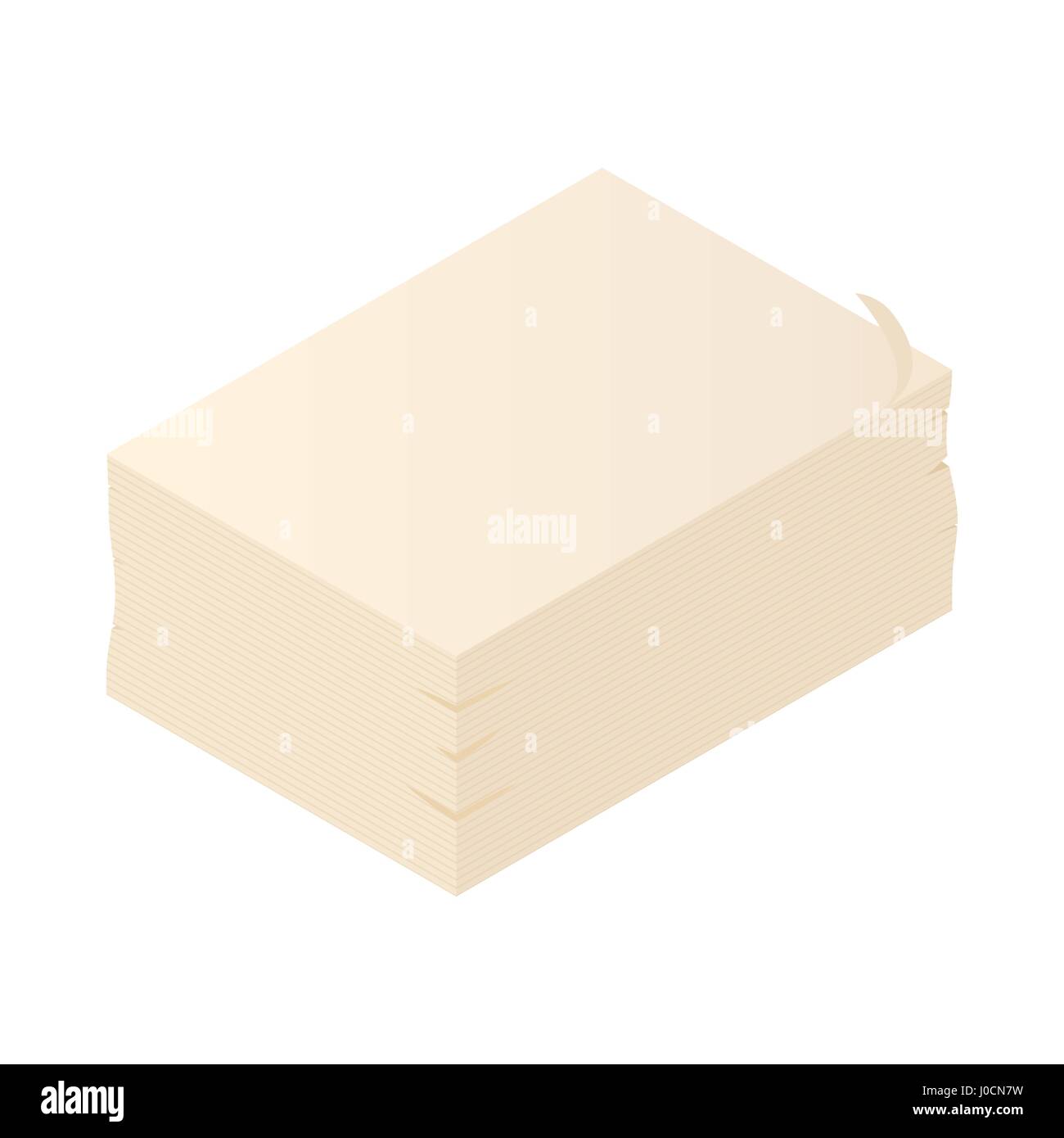 Printing paper icon, cartoon style Stock Vector Image & Art - Alamy