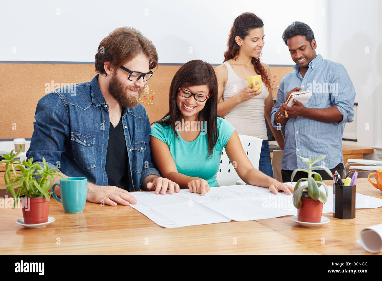 Coworking plan hi-res stock photography and images - Alamy