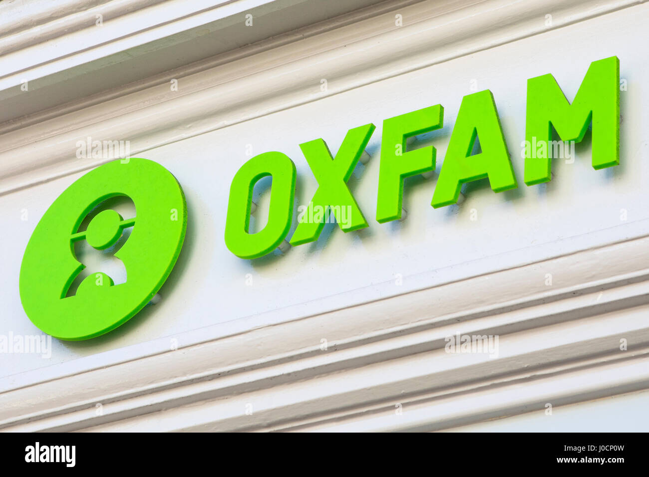 Oxfam shop sign charity logo High Resolution Stock Photography and ...