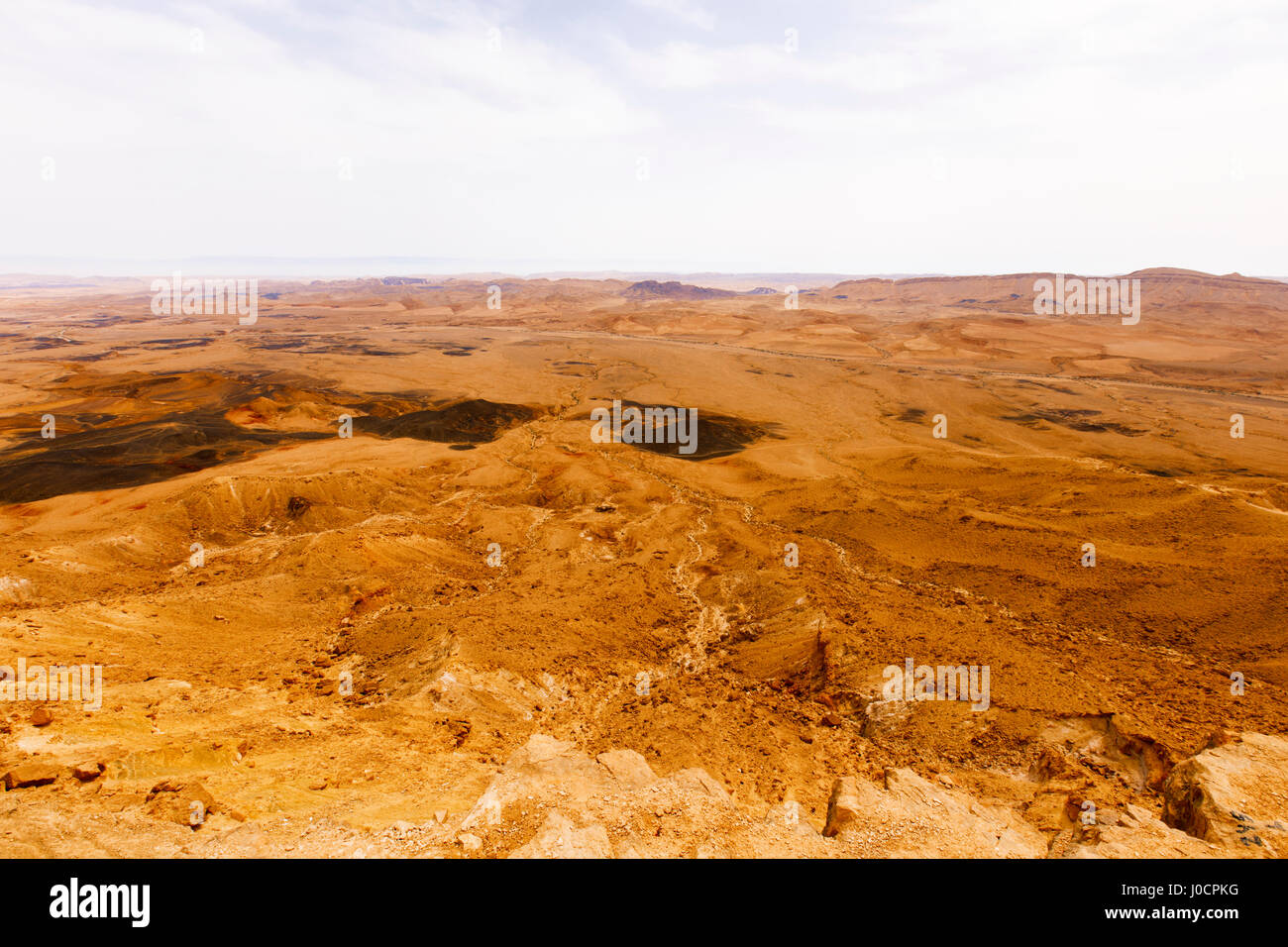 Desert landscapes in Israeli Negev Desert Stock Photo - Alamy
