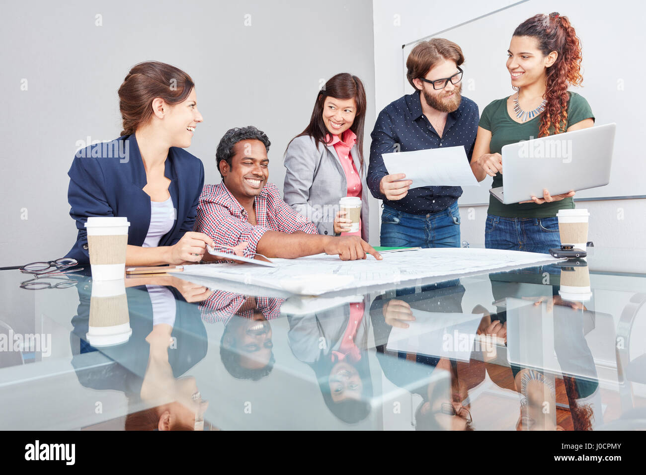 Team planning project development for business strategy Stock Photo - Alamy