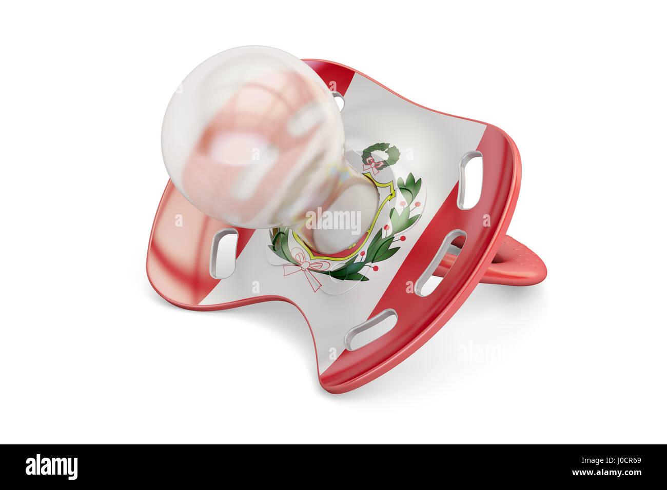 Peruvian Maternity and birthrate in Peru concept, 3D rendering Stock ...