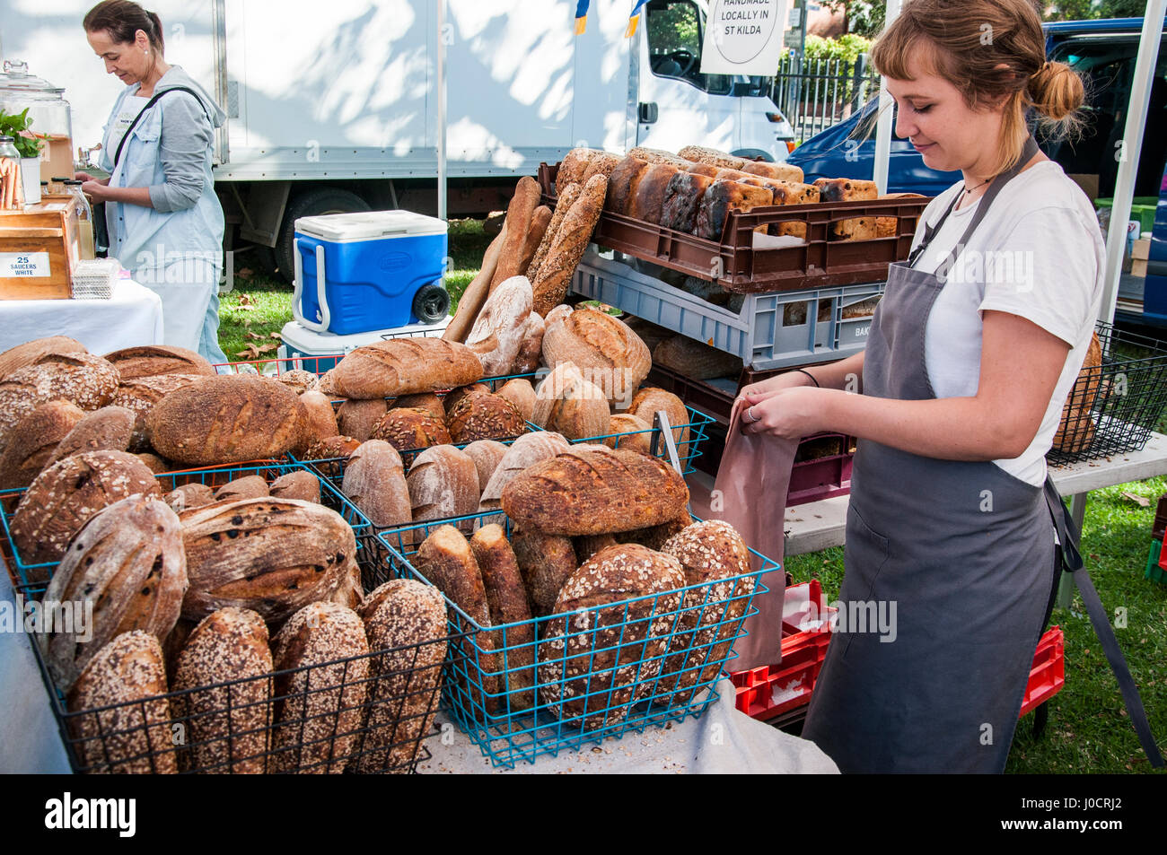 Farmers market bakery hi-res stock photography and images - Alamy