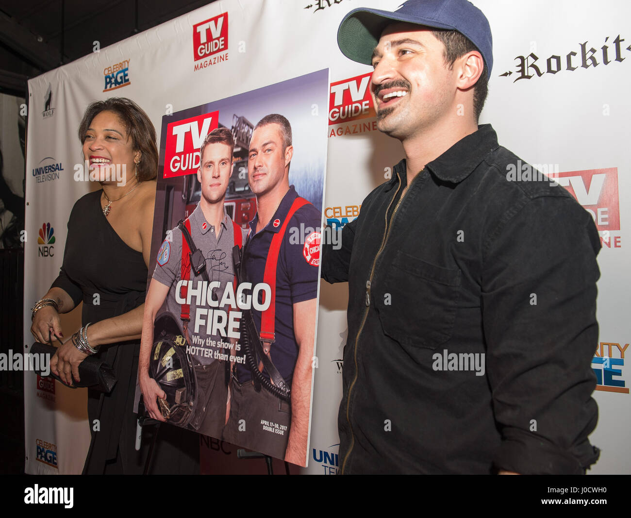 Chicago, Illinois, USA. 10th Apr, 2017. DuShon Brown and Yuri Sardarov ...