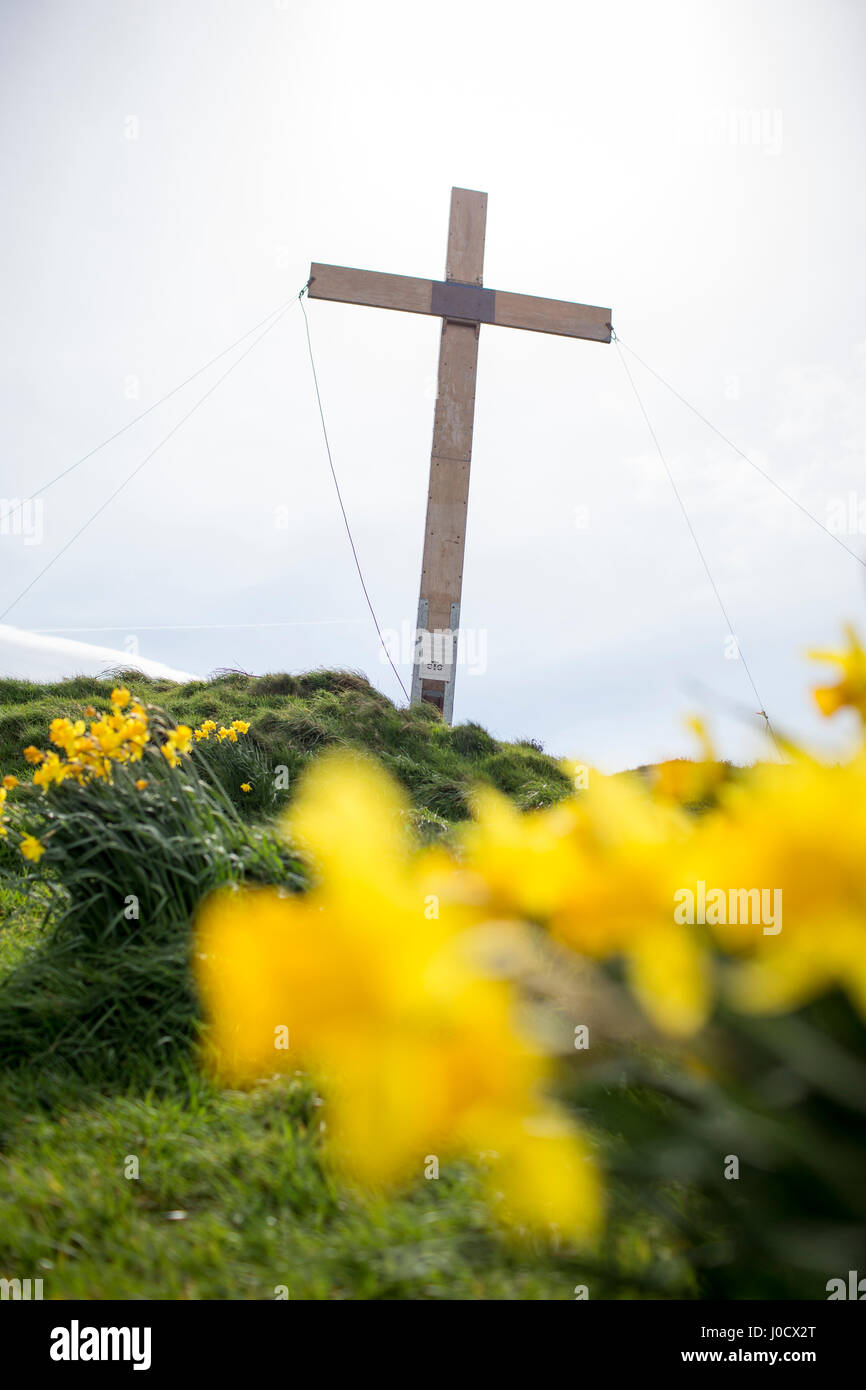 Easter cross on otley chevin hi-res stock photography and images - Alamy
