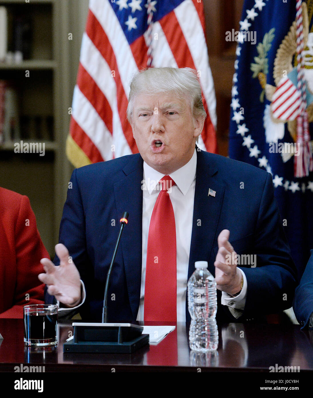 Washington, USA. 11th Apr, 2017. United States President Donald Trump ...