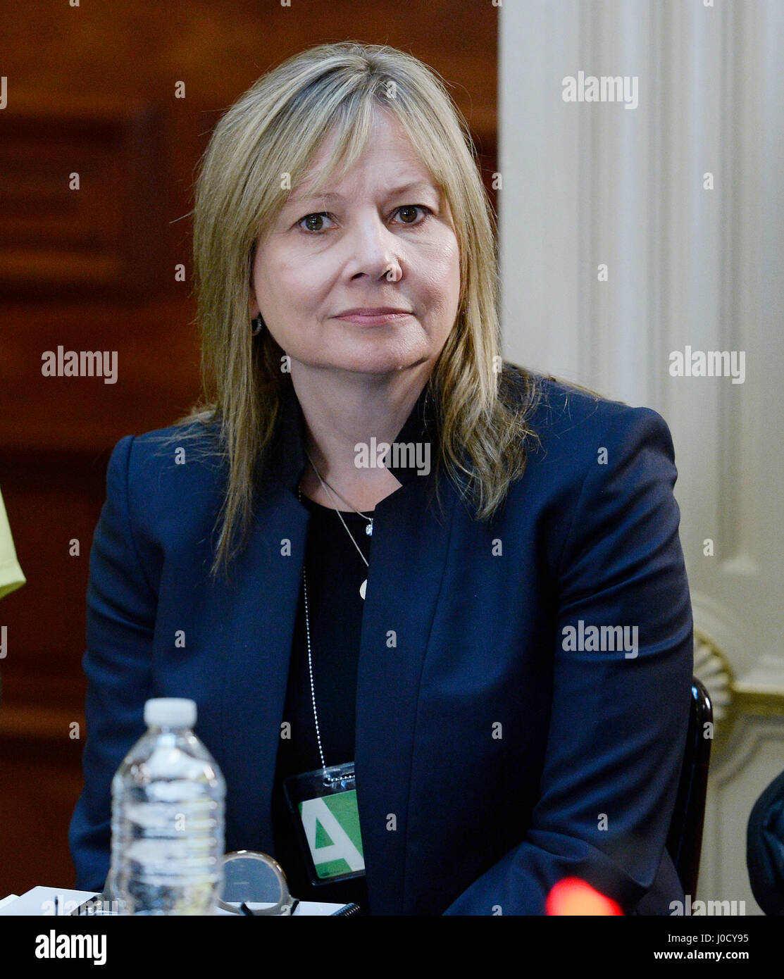 Washington, USA. 11th Apr, 2017. Mary Barra, CEO, General Motors ...