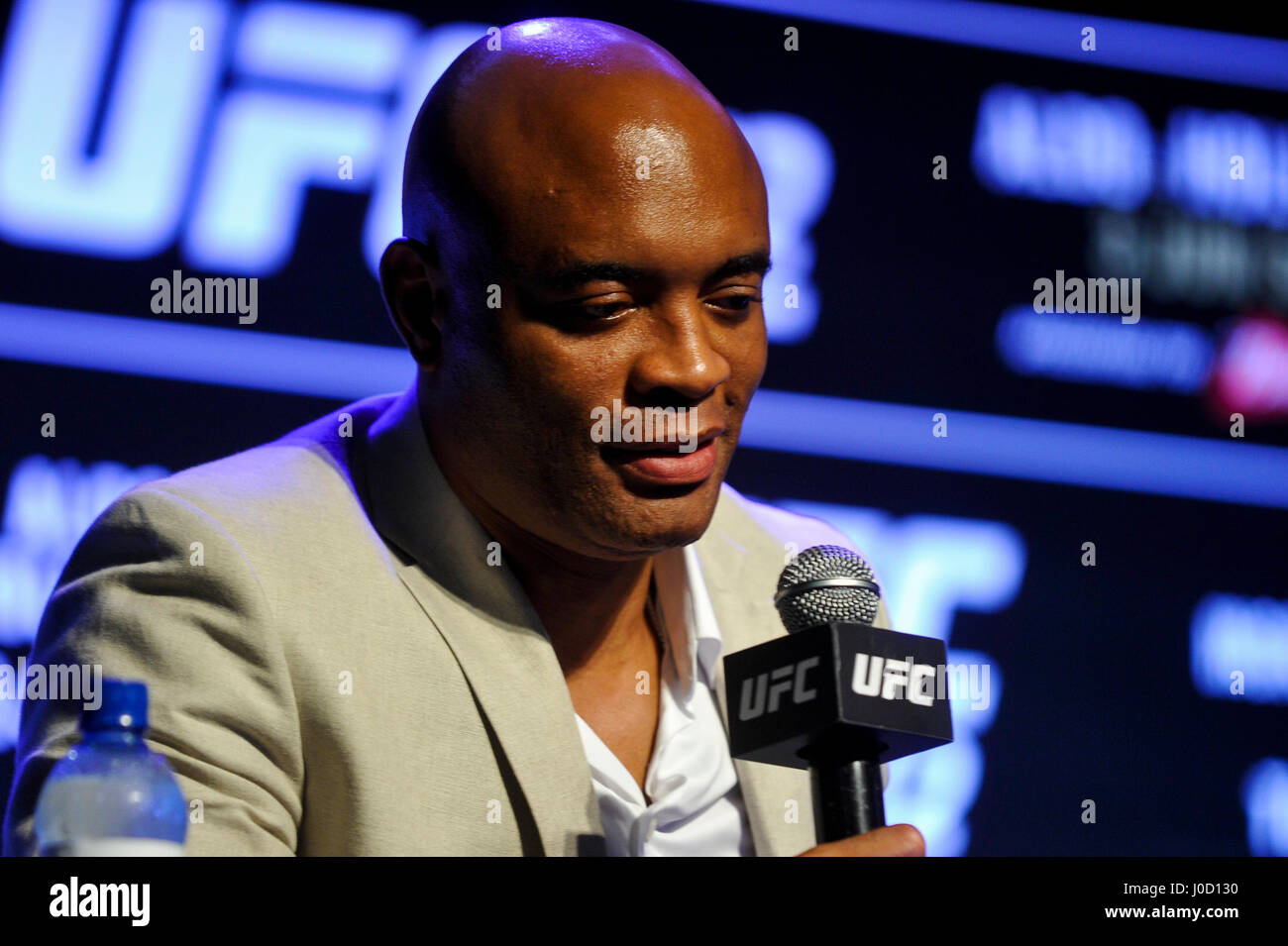 Rio De Janeiro, Brazil. 11th Apr, 2017. Anderson Silva at UFC 212 ...