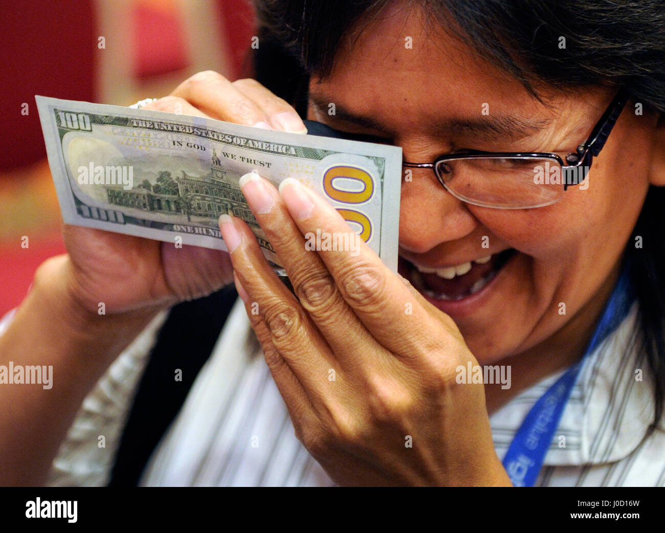 Las Vegas, Nevada, USA. 25th Sep, 2013. Donna Perkins from the Red Lake ...