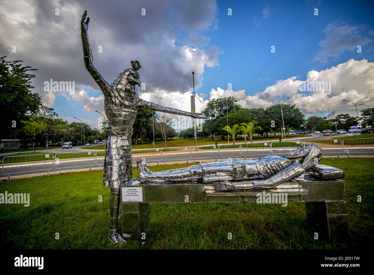 April 11, 2017 - SÃ¢O Paulo, SÃ£o paulo, Brazil - Sagrada ''Via-CrÃºcis ...
