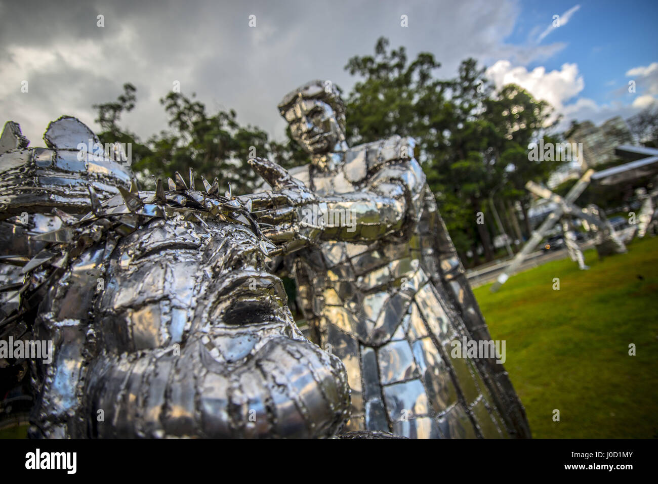 April 11, 2017 - SÃ¢O Paulo, SÃ£o paulo, Brazil - Sagrada ''Via-CrÃºcis ...