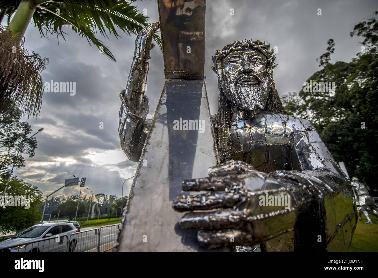 April 11, 2017 - SÃ¢O Paulo, SÃ£o paulo, Brazil - Sagrada ''Via-CrÃºcis ...