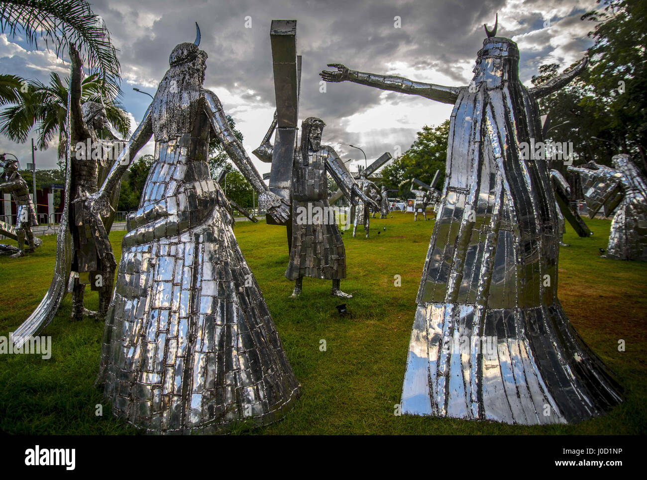 April 11, 2017 - SÃ¢O Paulo, SÃ£o paulo, Brazil - Sagrada ''Via-CrÃºcis ...