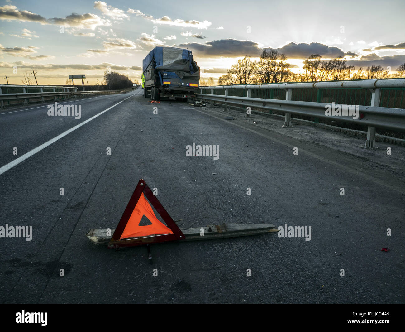 Semi Trailer Wreck High Resolution Stock Photography and Images - Alamy