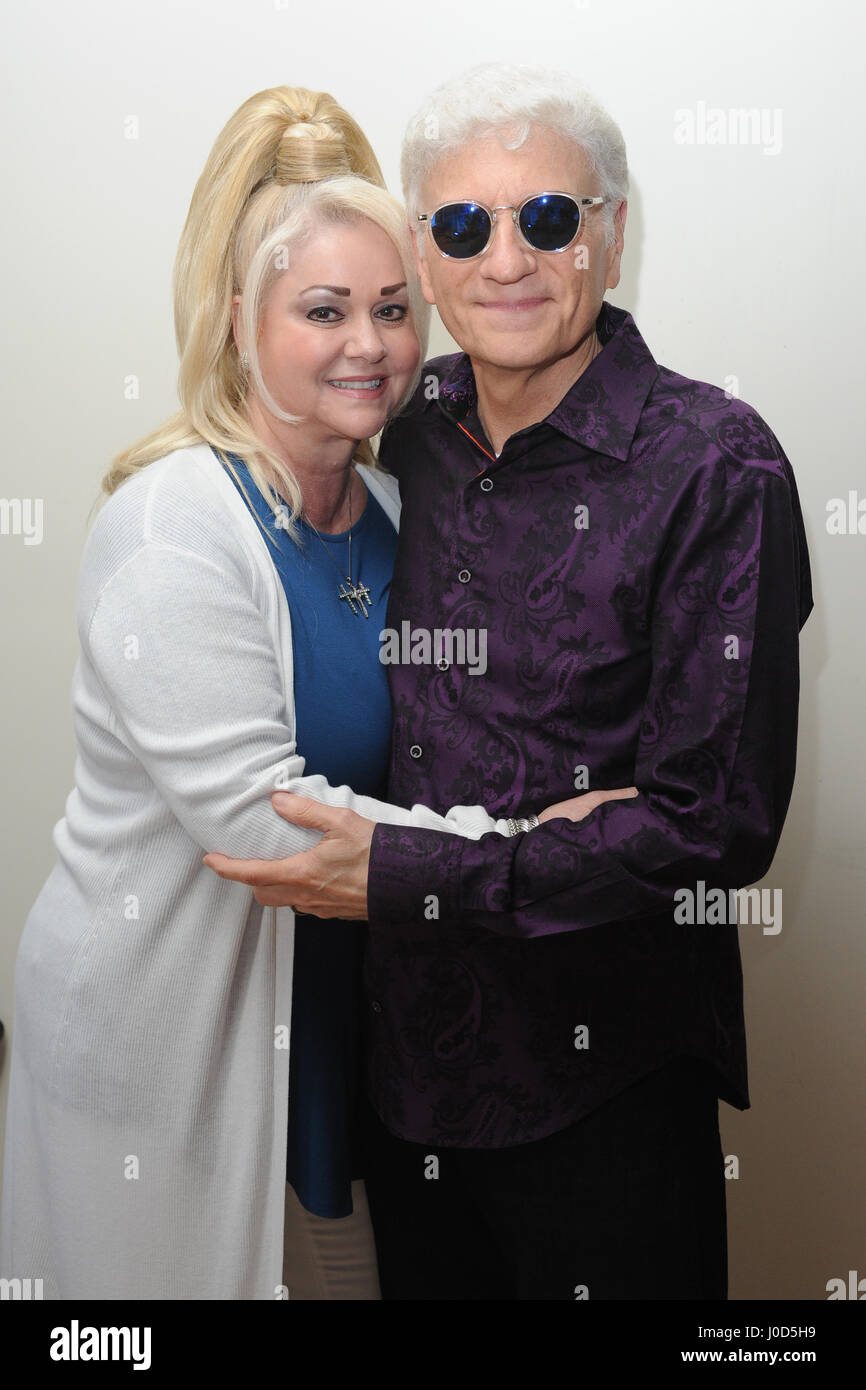 Hollywood, Florida, USA. 11th Apr, 2017. Dennis DeYoung with wife Susan ...