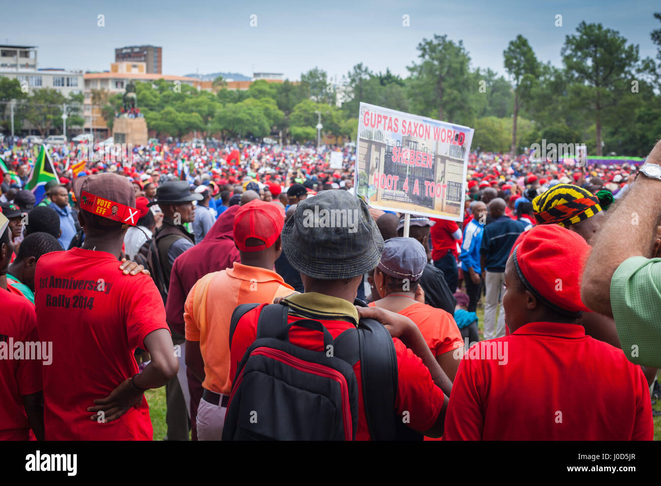 Pretoria, South Africa. 12th Apr, 2017. 'Zuma must fall' protest in ...